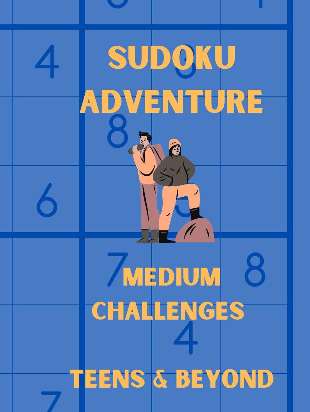 Sudoku Adventures: Medium Challenges/for Teens and Adults - Etsy