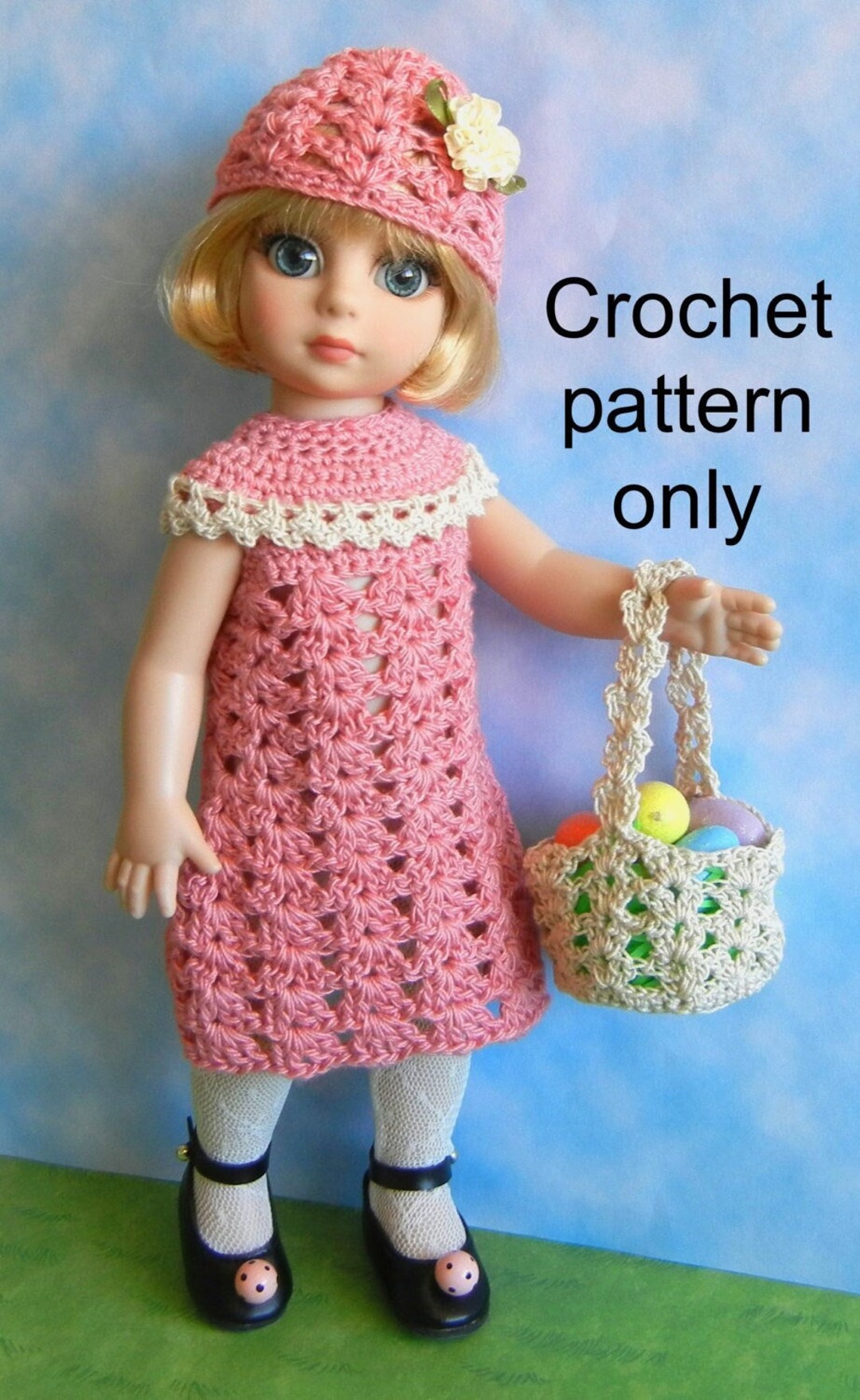 Crochet Pattern PDF for 10-12 Inch Child Doll Patsy Tonner Kish Effner ...