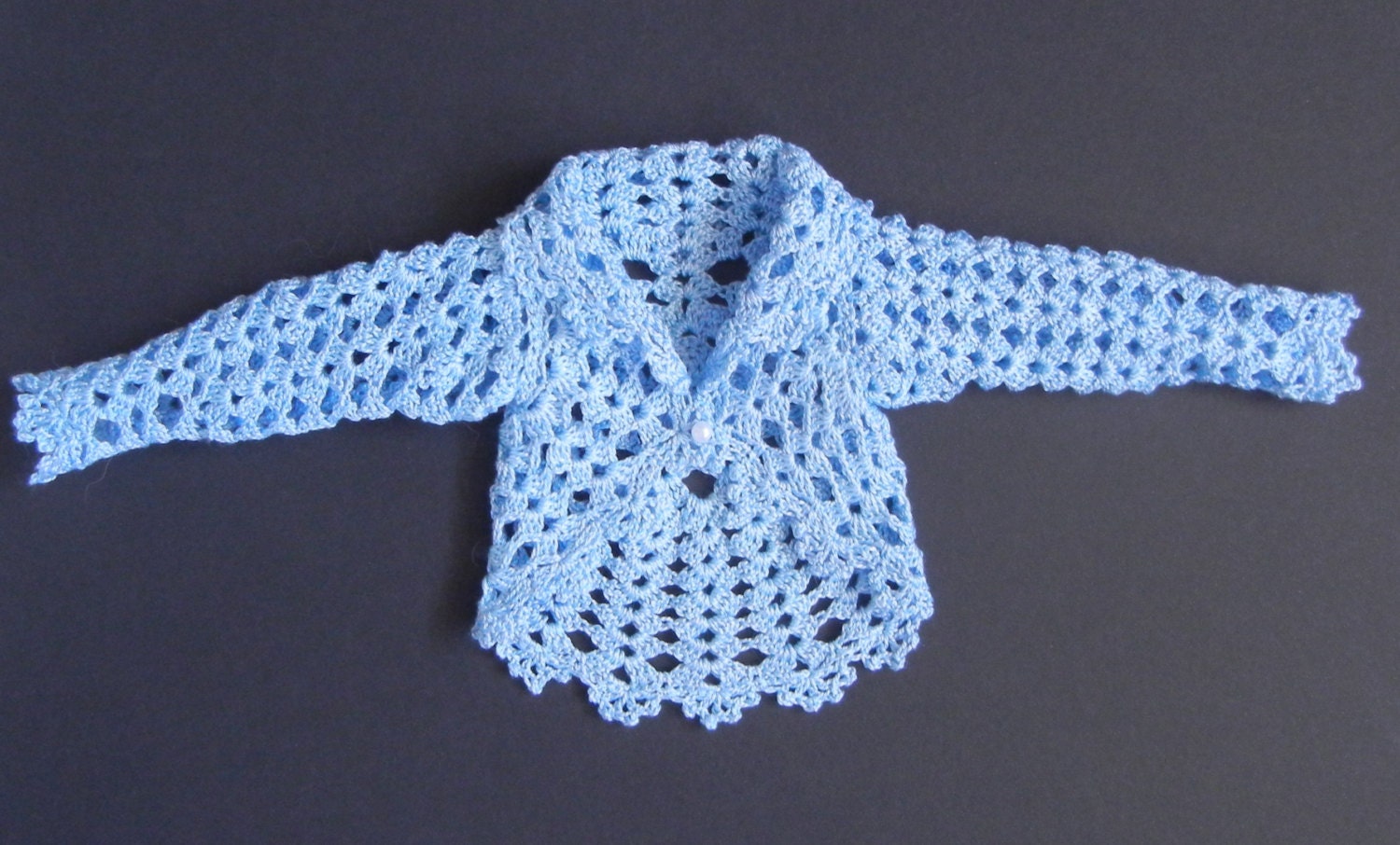 Crochet Pattern (PDF) for 15- to 16-inch Fashion Doll - Lacy Spring ...