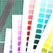 RGB Colour Chart - PDF Digital Download - Swatch Palette Test Print ...