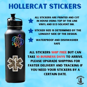 Waterproof EMT Sticker, Star of Life Sticker, EMS Decal, Paramedic ...