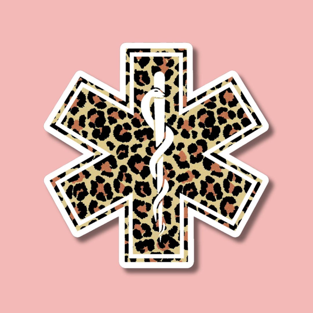 Waterproof EMT Sticker, Star of Life Sticker, EMS Decal, Paramedic ...