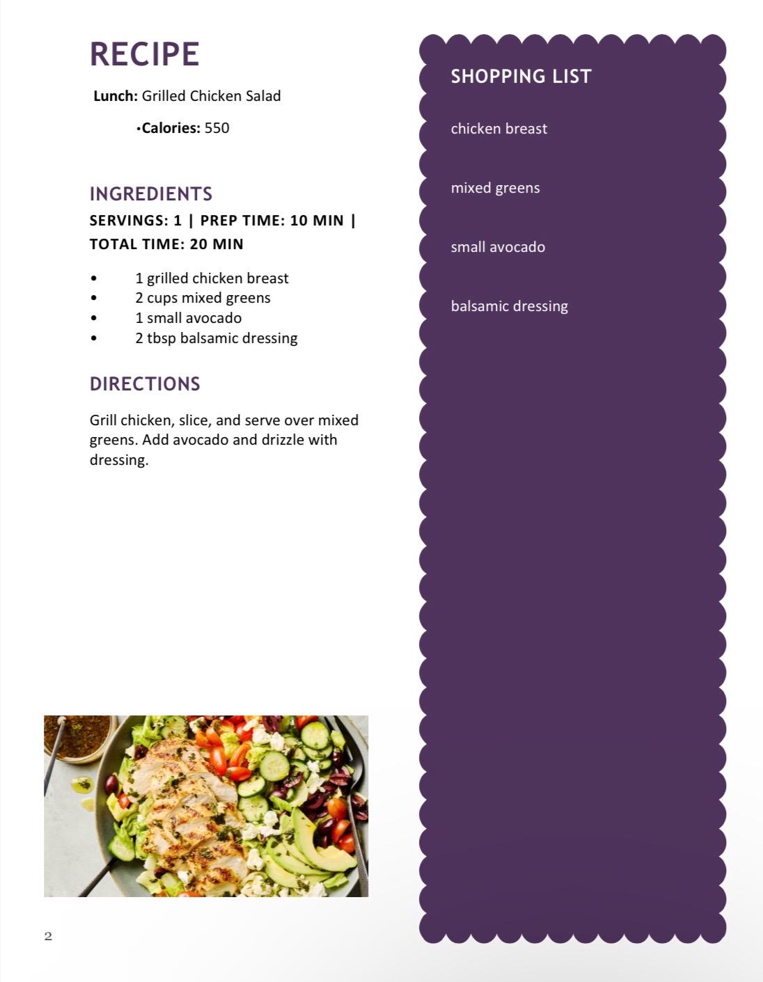 Custom Meal Plan Generator | Personalized Healthy Eating Planner ...