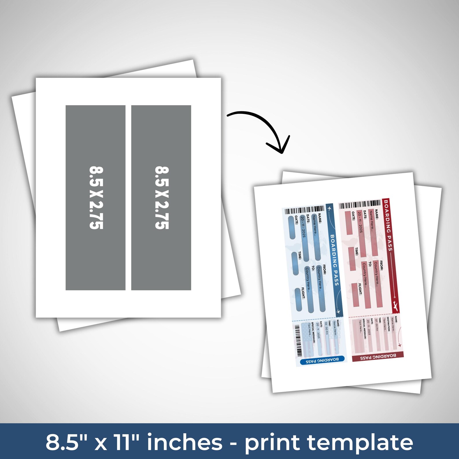 Editable Us Passports for Kids, Printable Passport for Kid for Playing ...