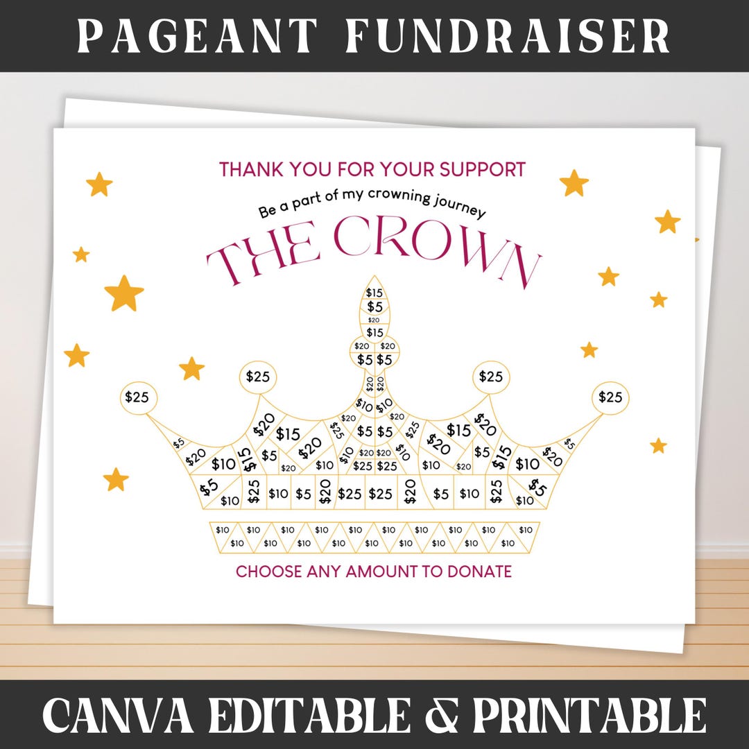 Pageant Fundraiser, Pageant Crown Fundraiser, Pageant Fundraising ...