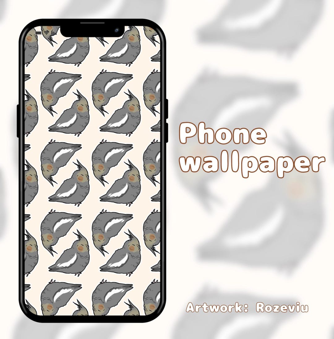 Cockatiel Cute Pastel Wallpaper Birds - Etsy