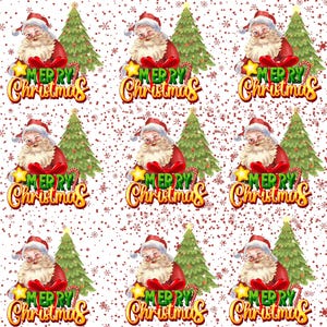 Printable Christmas Digital Paper, Retro Christmas Printable, Winter ...