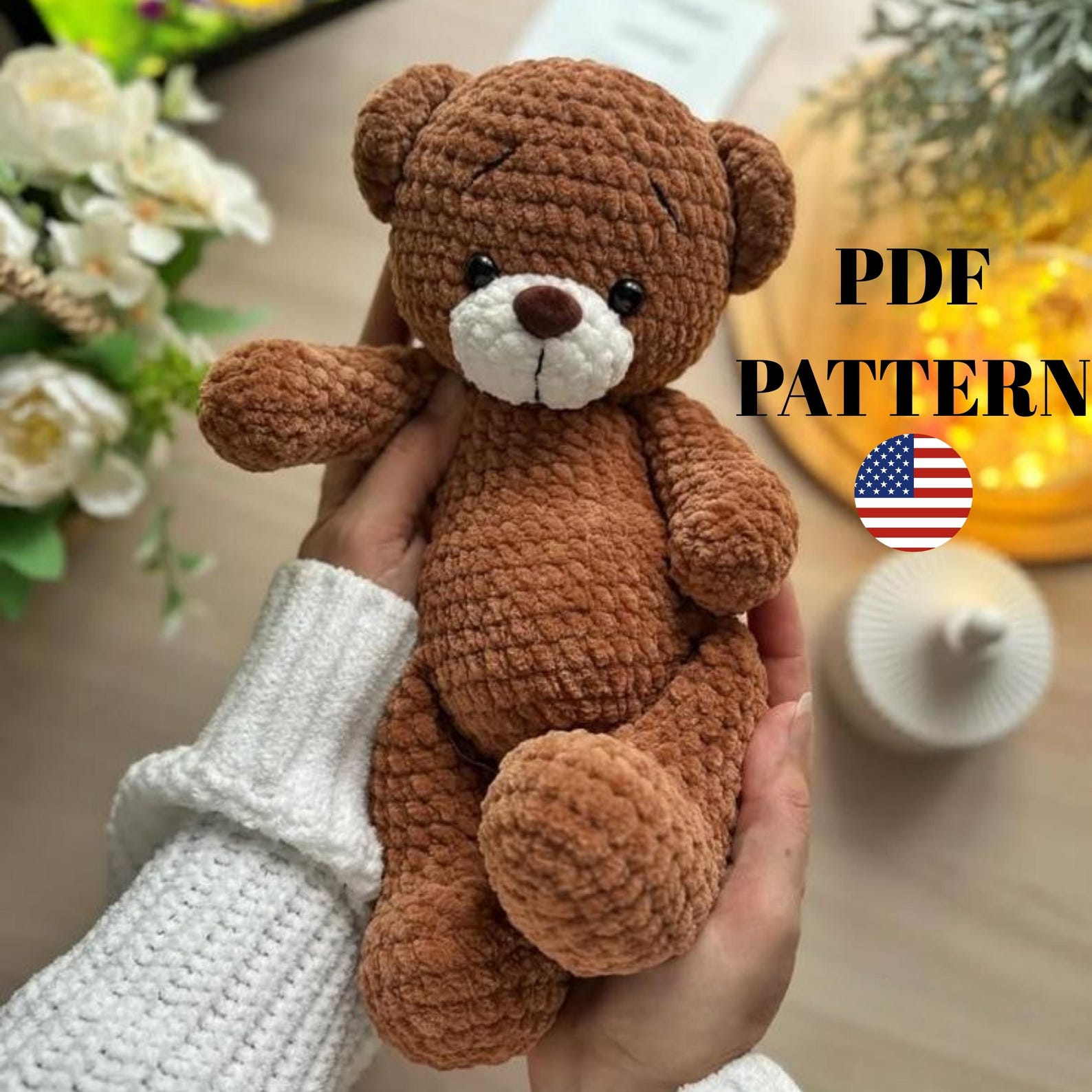 Teddy Bear Crochet Pattern | Crochet Bear Tutorial | Teddy Bear ...