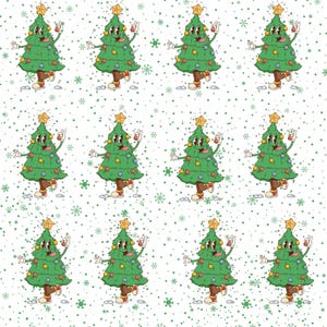 Printable Christmas Digital Paper, Retro Christmas Printable, Winter ...