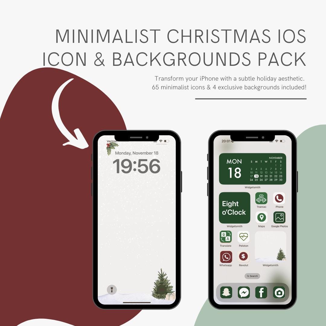 Downloadable Aesthetic Ios iPhone Icon Pack for Home Screen ...
