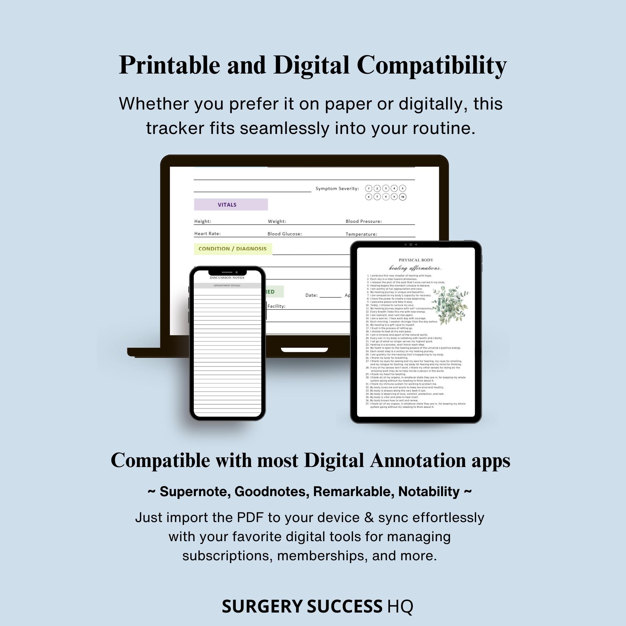 Doctor Visit Template, Health Record Log, Doctor Appointment Tracker ...