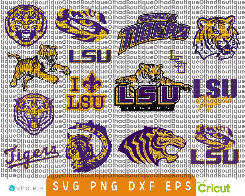 Tigers Svg Png, LSU Svg, College Football, Athletics, Ready for Cricut ...