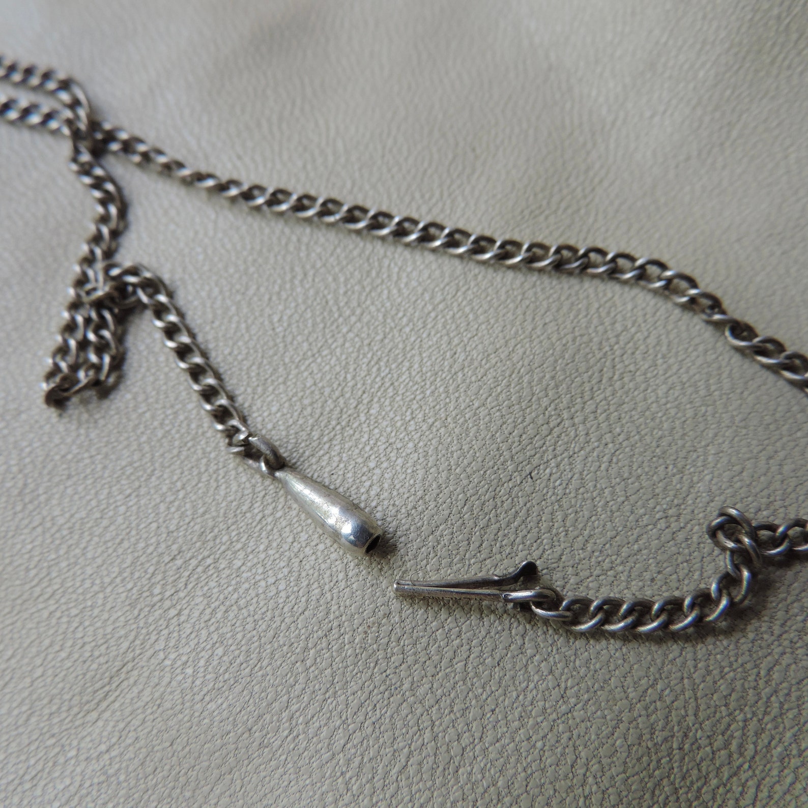Vintage Necklace Enamel Copper People Necklace White Enamel Panel ...