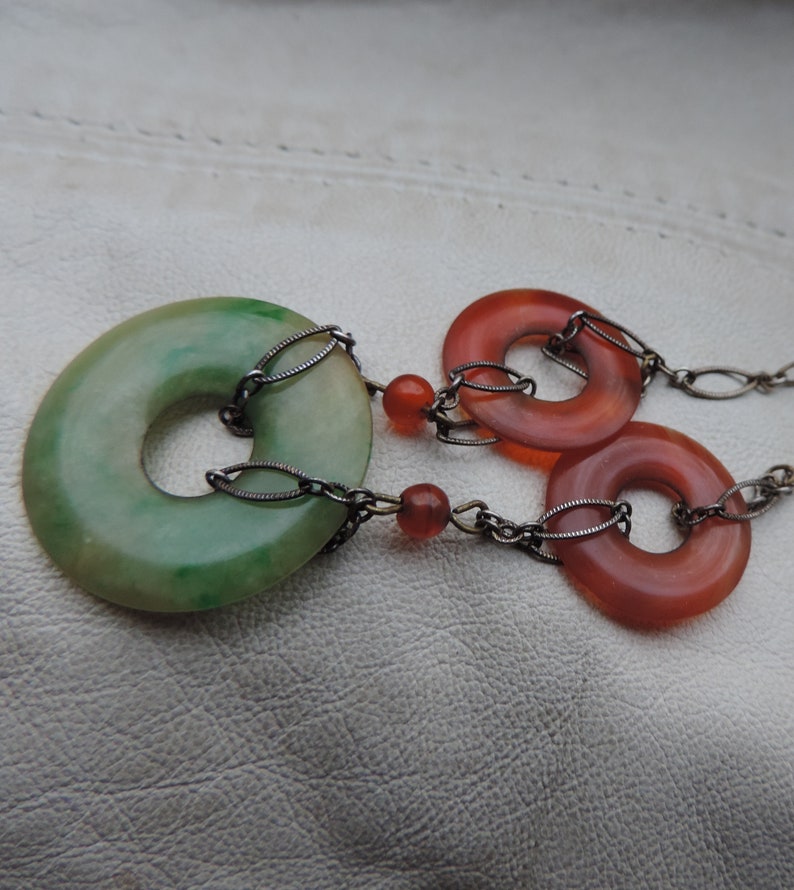 Antique Jade Bracelet Chinese Export Jewelry Sterling Silver - Etsy