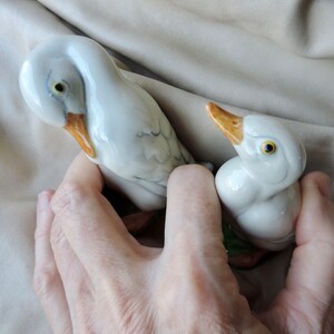 Vintage Duck Figurines Gort Bone China Ducklings Little White Duck ...