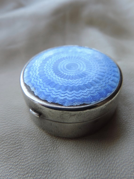 Antique Pill Box, Monogramed Pill Box, Victorian Pill… - Gem