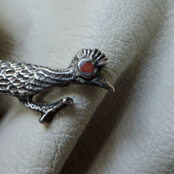 vintage road runner pin silver road runner southweste… - Gem