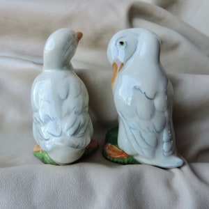 Vintage Duck Figurines Gort Bone China Ducklings Little White Duck ...