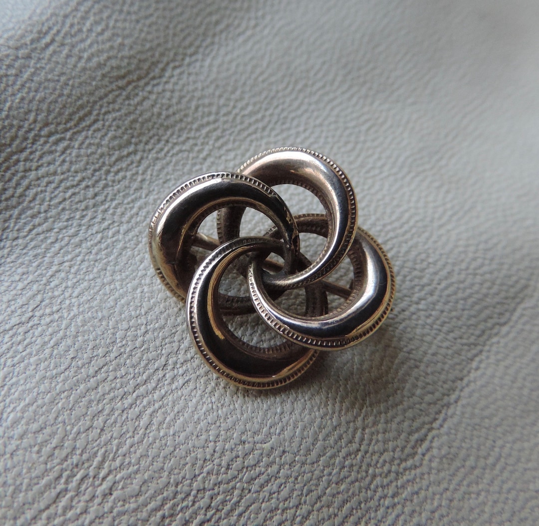 Vintage Pin 10k Gold Whirling Pin Vintage 10k Yellow Gold Pin Wheel Pin ...