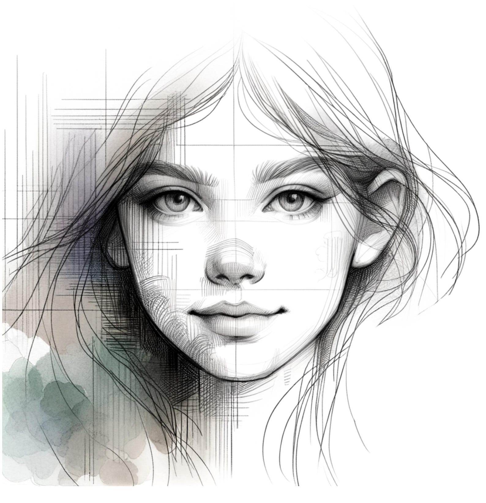 Line Drawing Clipart, 12 Little Girl Clipart, High Quality Jpgs, Junk ...
