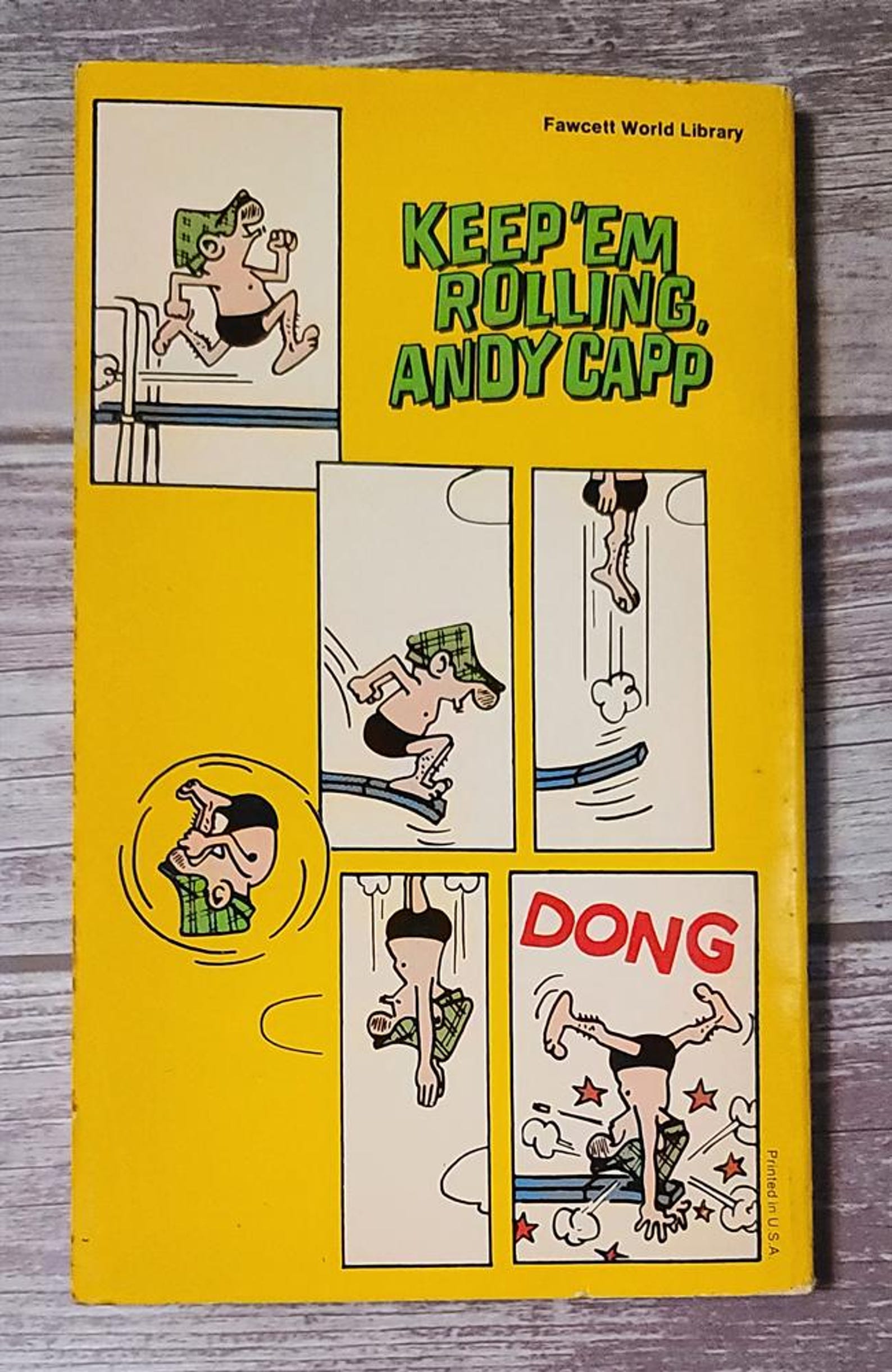 SMYTHE Keep 'em Rolling Andy Capp 1975 Paperback Comic Book - Etsy