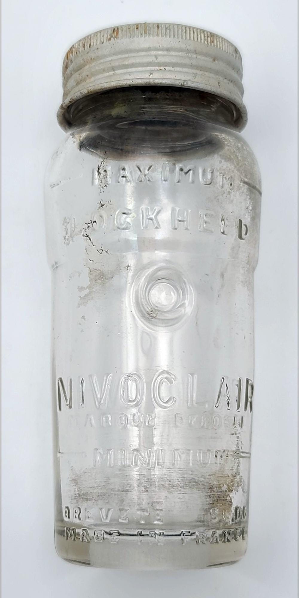 Rare 1950s LOCKHEED NIVOCLAIR Glass Brake Fluid Reservoir, Made in ...