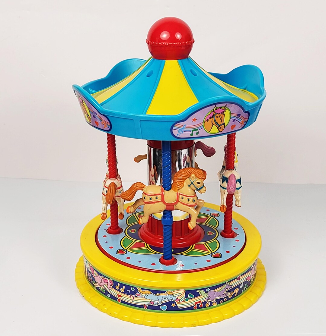 1991 Redbox Carousel Musical Wind up Toy - It's a Small World - Etsy