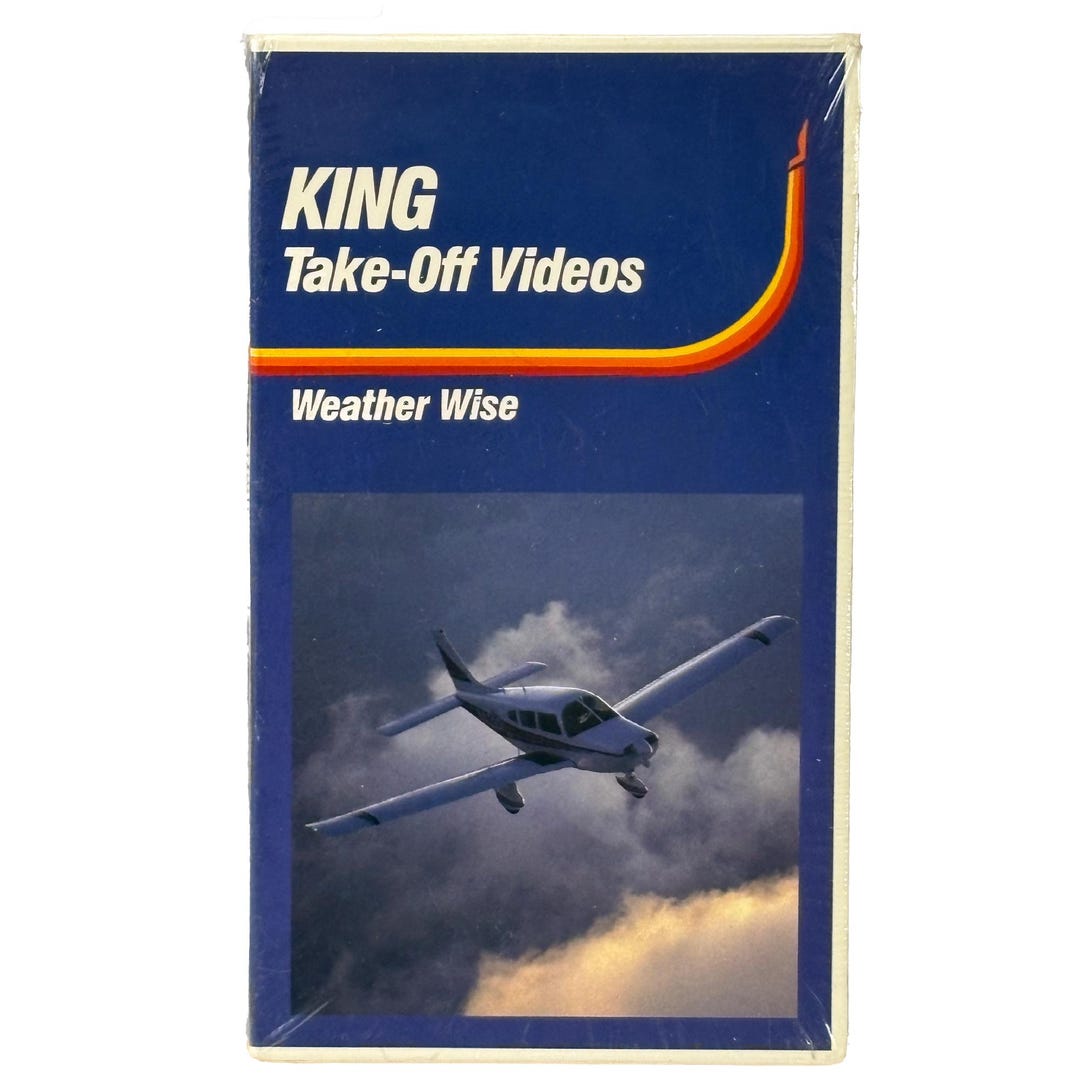King Weather Wise Flight School VHS - Etsy