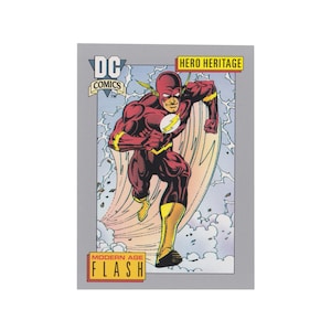 1992 DC Comics Cosmic Cards #6 Modern Age Flash - Etsy