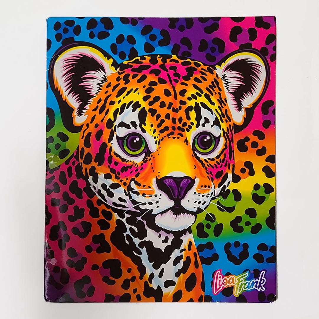 1990s LISA FRANK Pocket Folder HUNTER the Leopard Cub, Original - Etsy