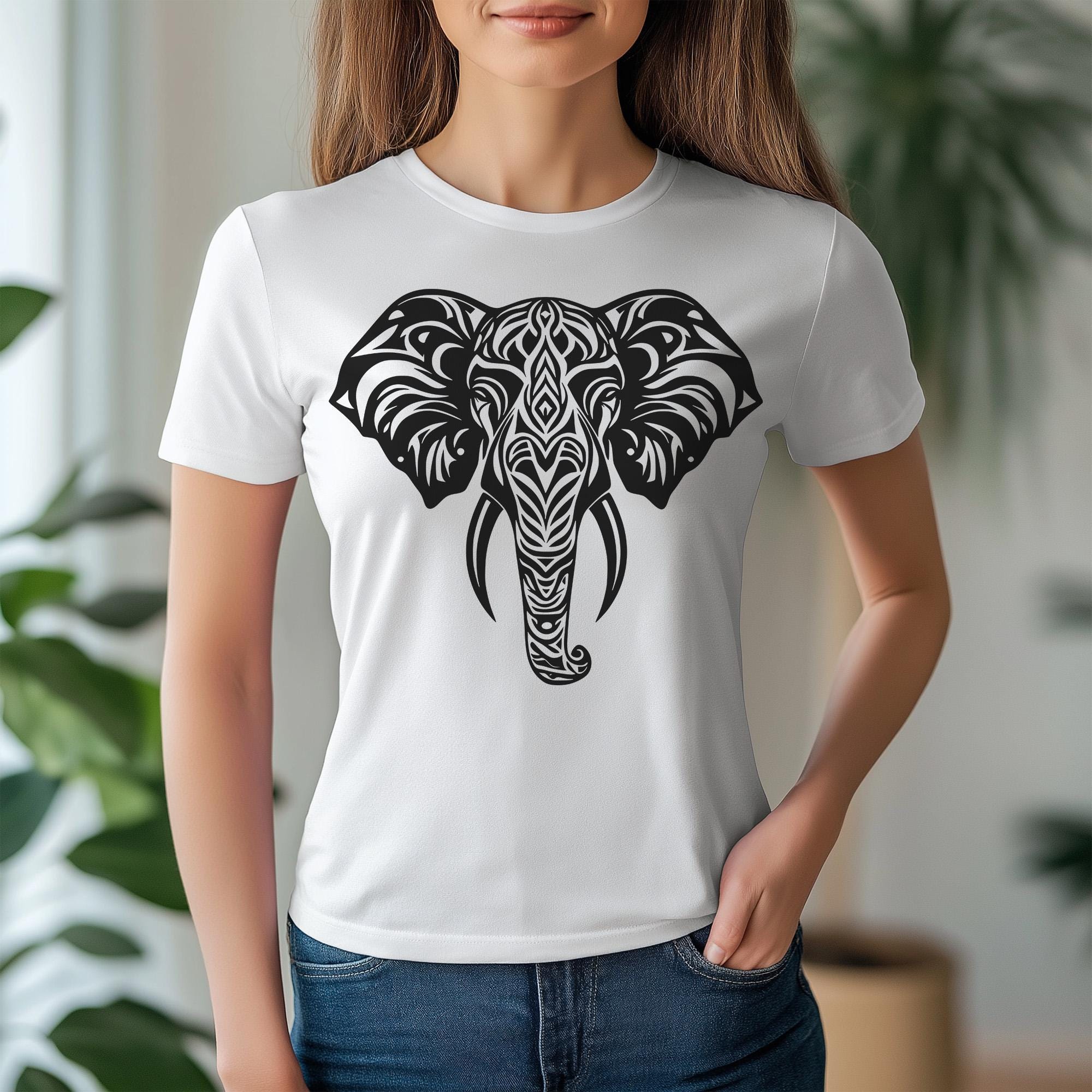 Elephant SVG Bundle: Baby, Mandala, Safari Designs (digital Download ...