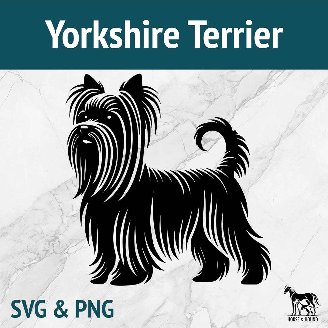 Yorkshire Terrier SVG - Yorkie SVG Laser Cut File - Dog Breeds ...