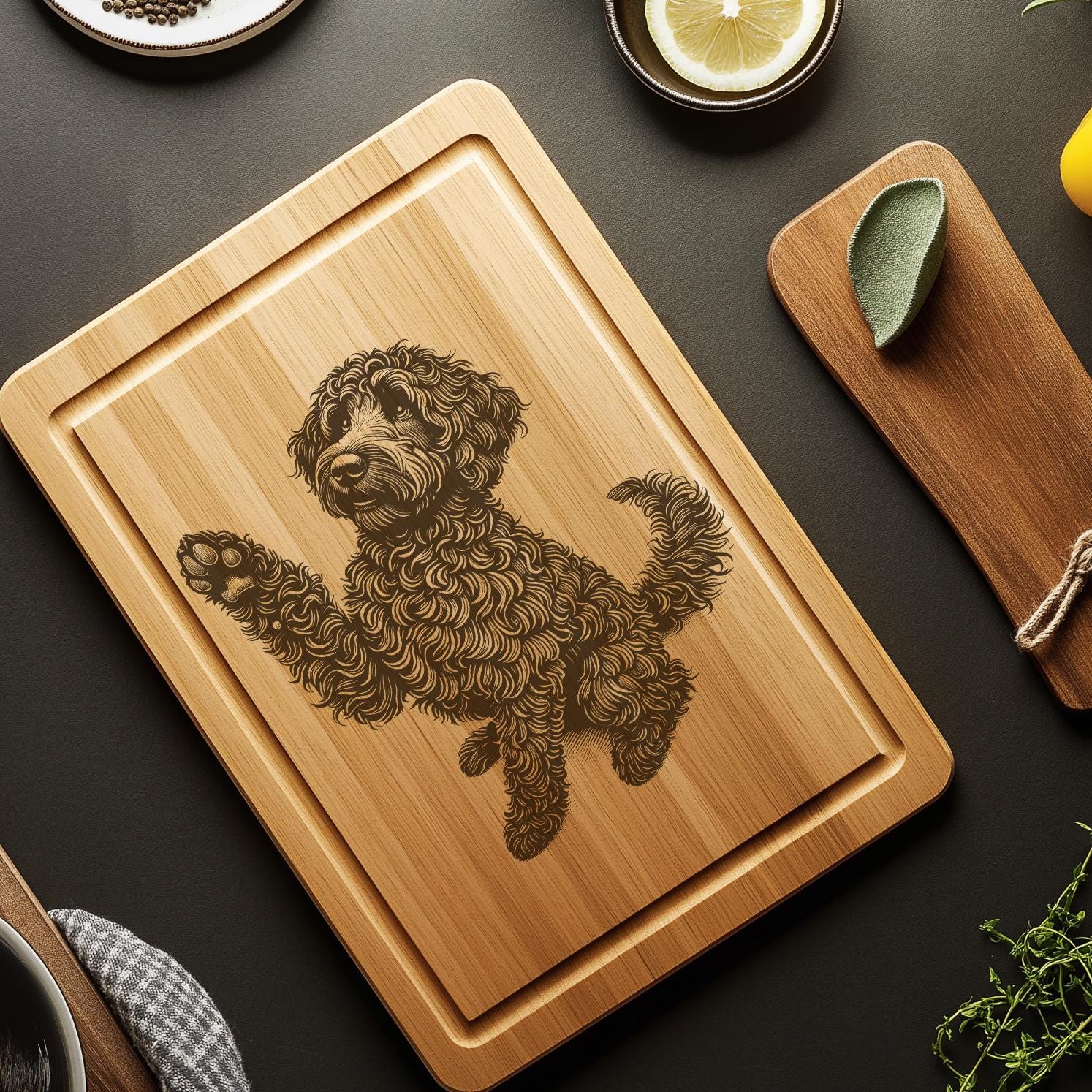 Labradoodle SVG - 25 Laser Cut File Bundle - Doodle Dog PNG Vector ...