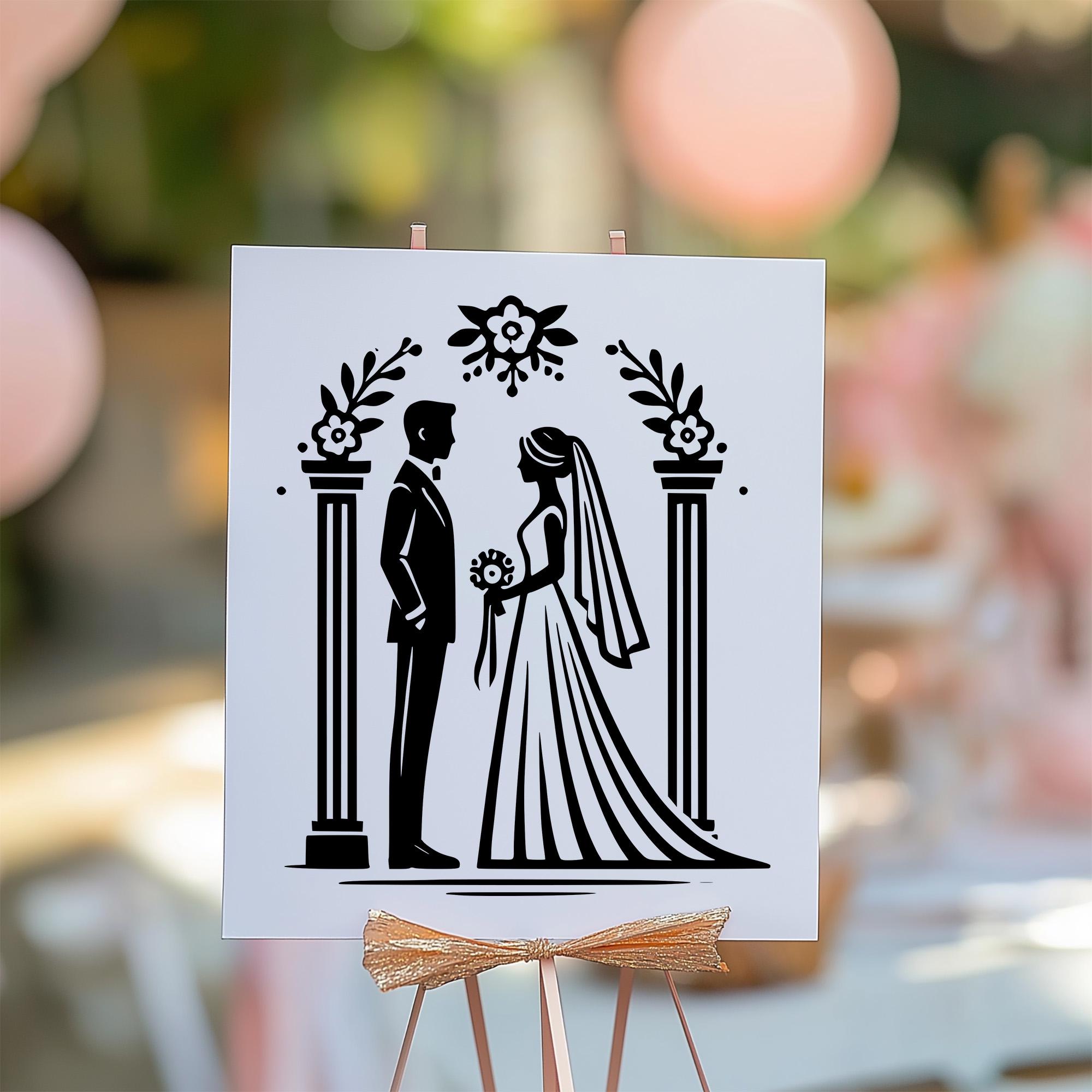 20 Wedding SVG Bundle - Laser Cut File Clipart - Invitations Party Sign ...