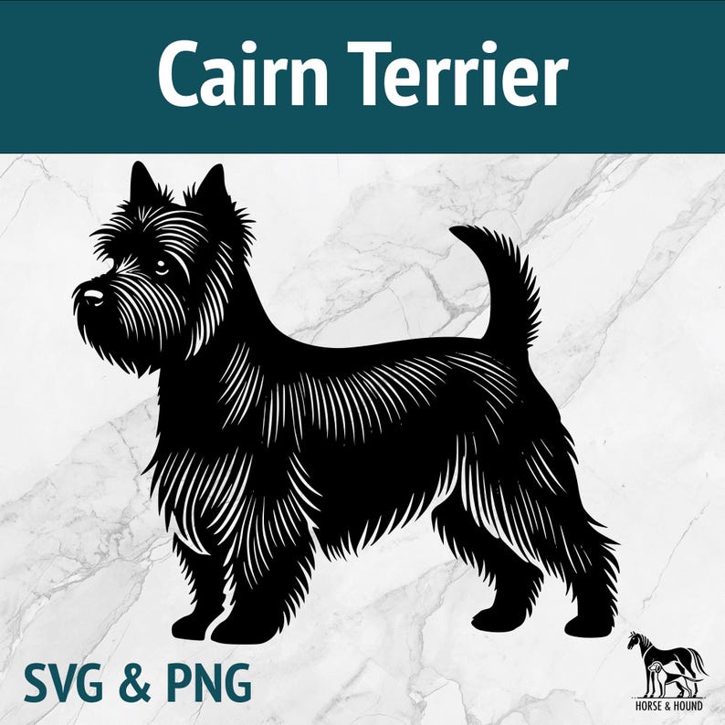 Cairn Terrier SVG - Dog Breeds Silhouette PNG Vector Clipart - Laser ...