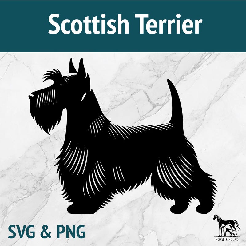 Scottie Dog Silhouette - Etsy