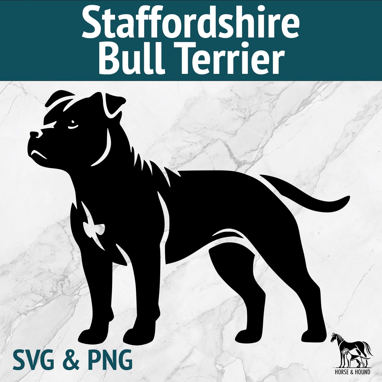 Staffordshire Bull Terrier SVG - Dog Breeds SVG - Pitbull Staffy Pitty ...