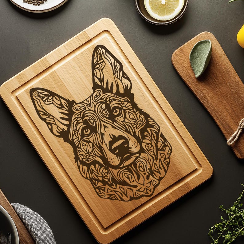 Dog Mandala SVG Bundle: 25 Laser Cut Files (PNG, Vector) - Etsy