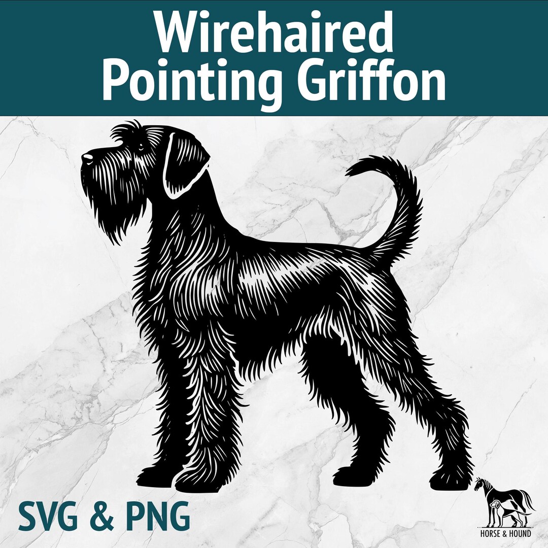 Wirehaired Pointing Griffon SVG - Dog Breeds SVG Laser Cut File - Griff ...