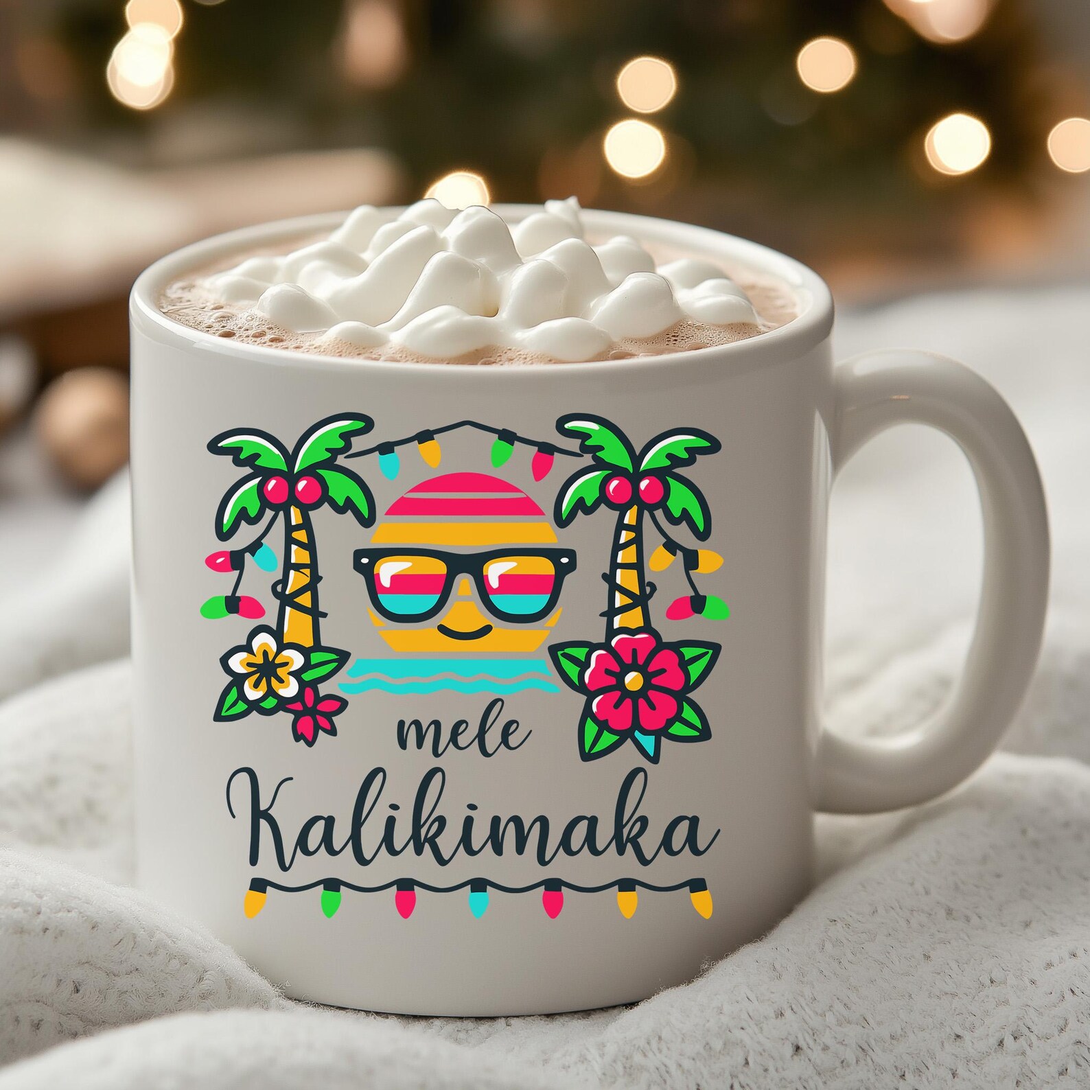 Mele Kalikimaka SVG - Christmas Luau PNG Vector Clipart Bundle Tropical ...