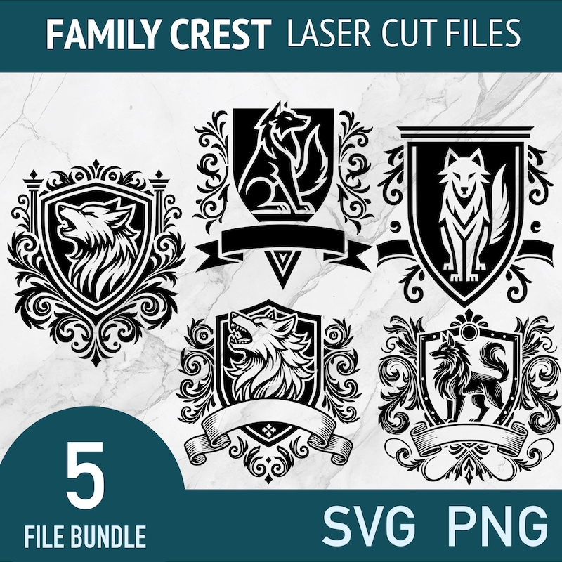 Family Crest Svg - Etsy