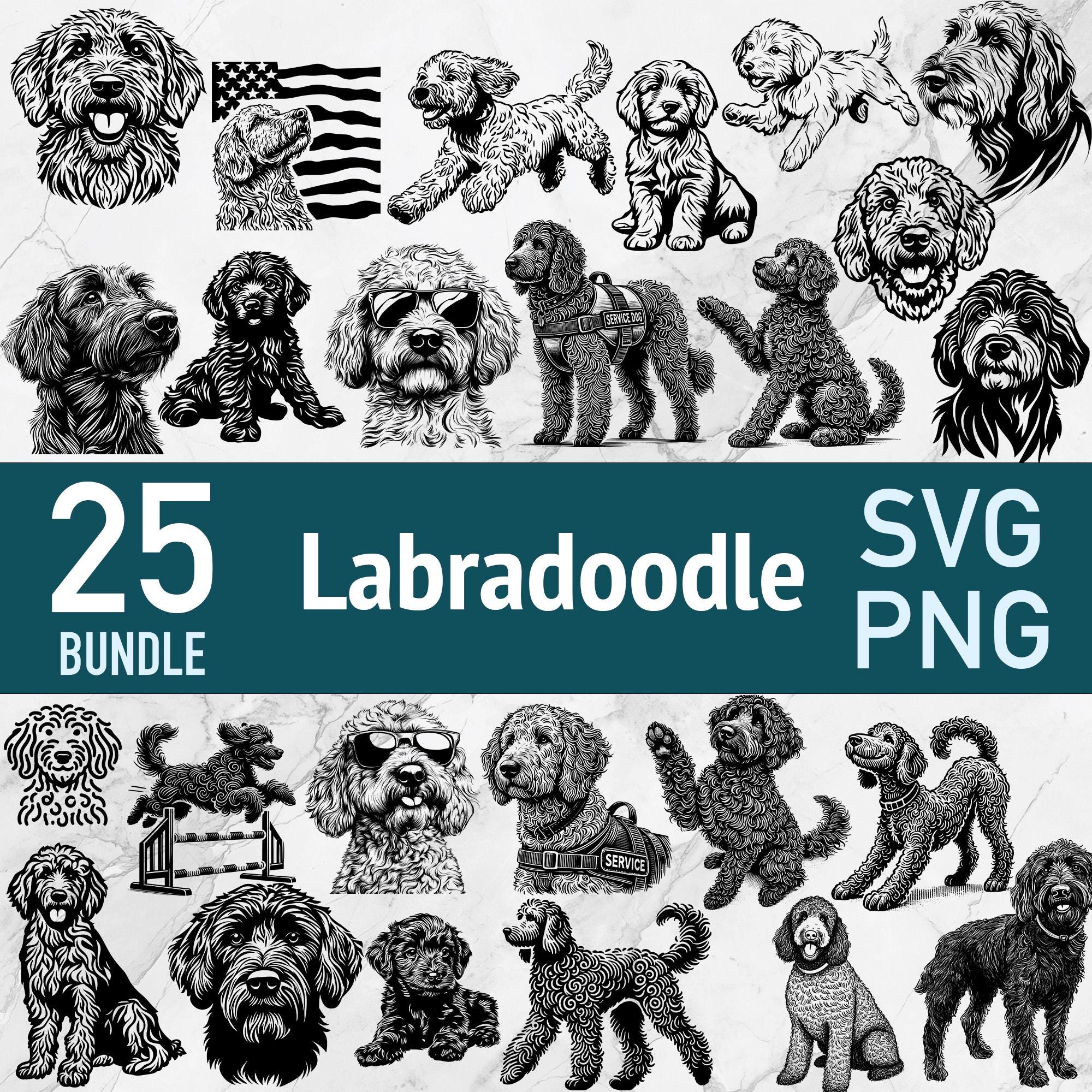 Labradoodle SVG Bundle: 25 Doodle Dog Vector Clipart (cricut, Laser) - Etsy