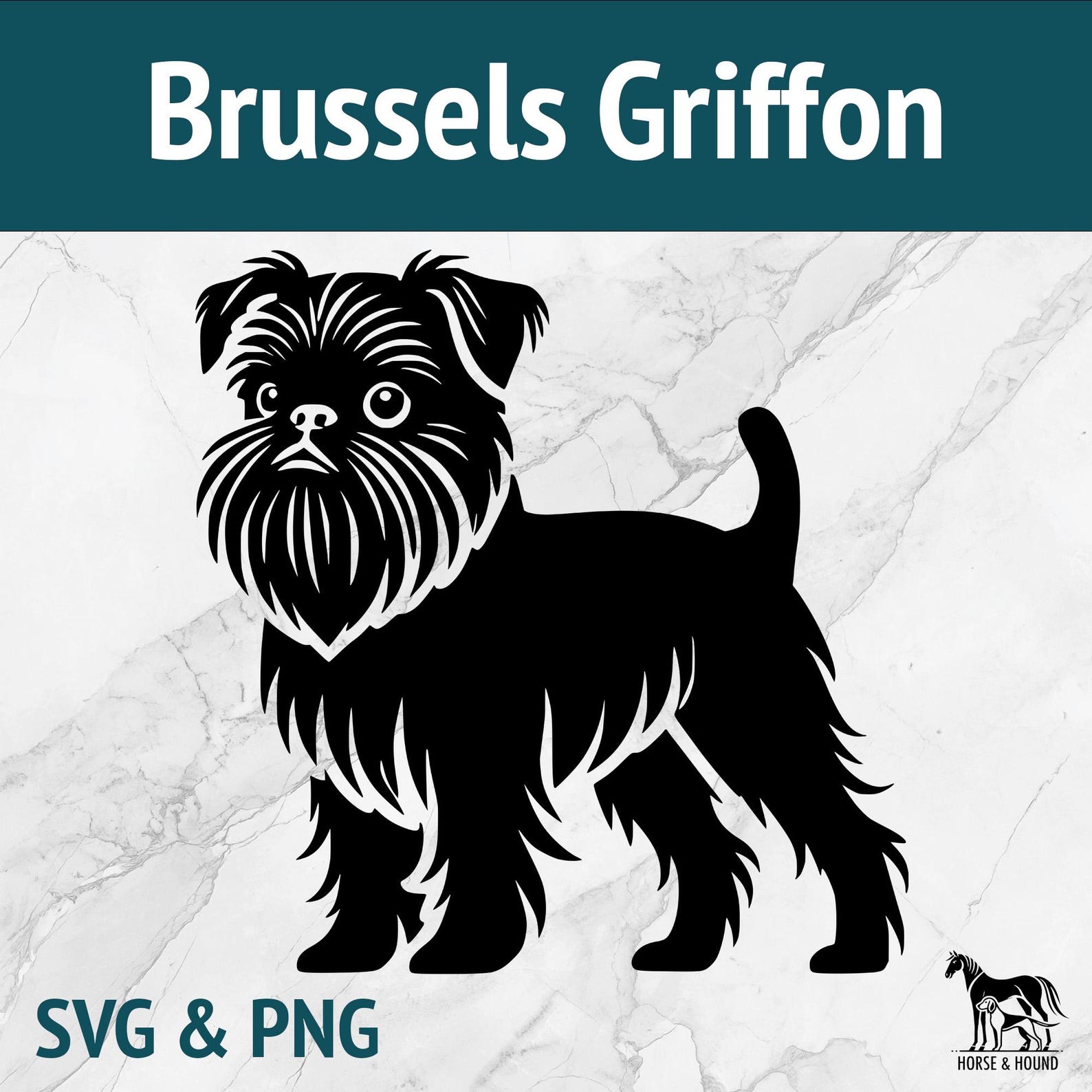 Brussels Griffon SVG - Dog Breeds Silhouette PNG Vector Clipart - Laser ...