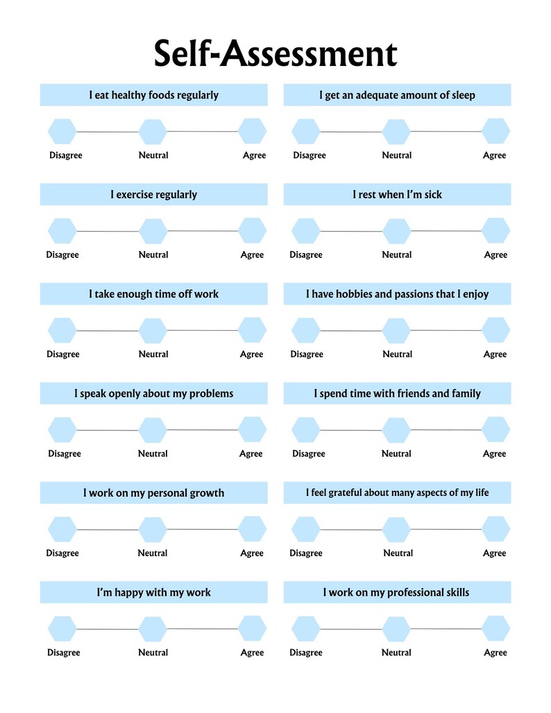Anxiety and Depression Journal | Self-care Planner (PDF Instant ...