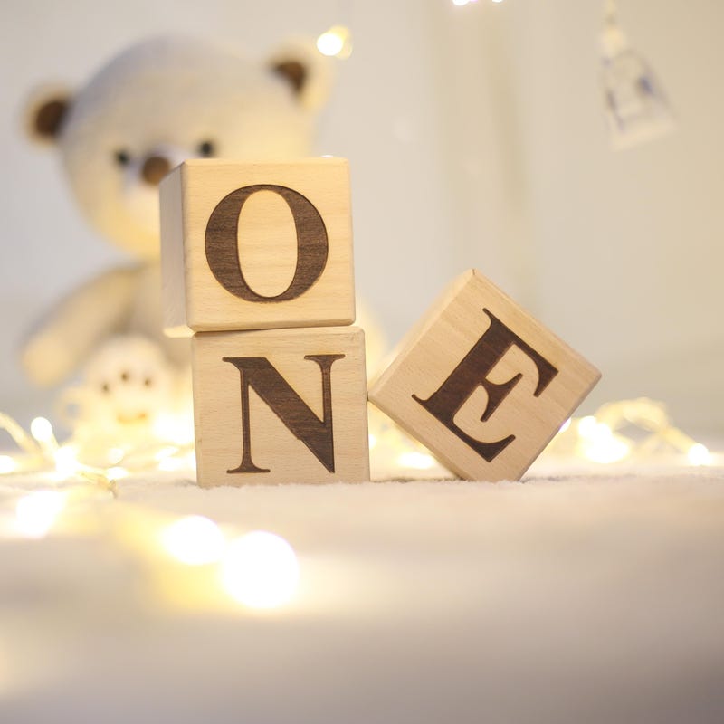 Wooden Baby Blocks - Etsy