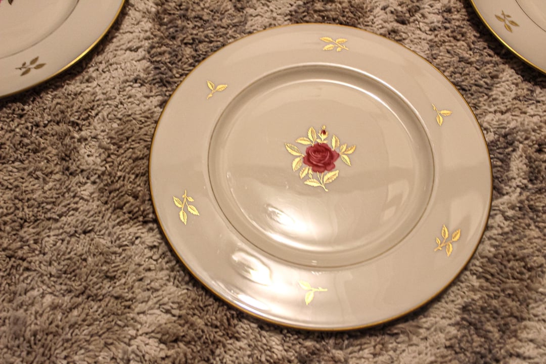Set of 8 Lenox Rhodora Dinner Plates 10 5/8 - Etsy