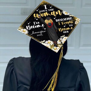 Personalized God Message Graduation Cap Topper, Custom Bible Verse Grad ...