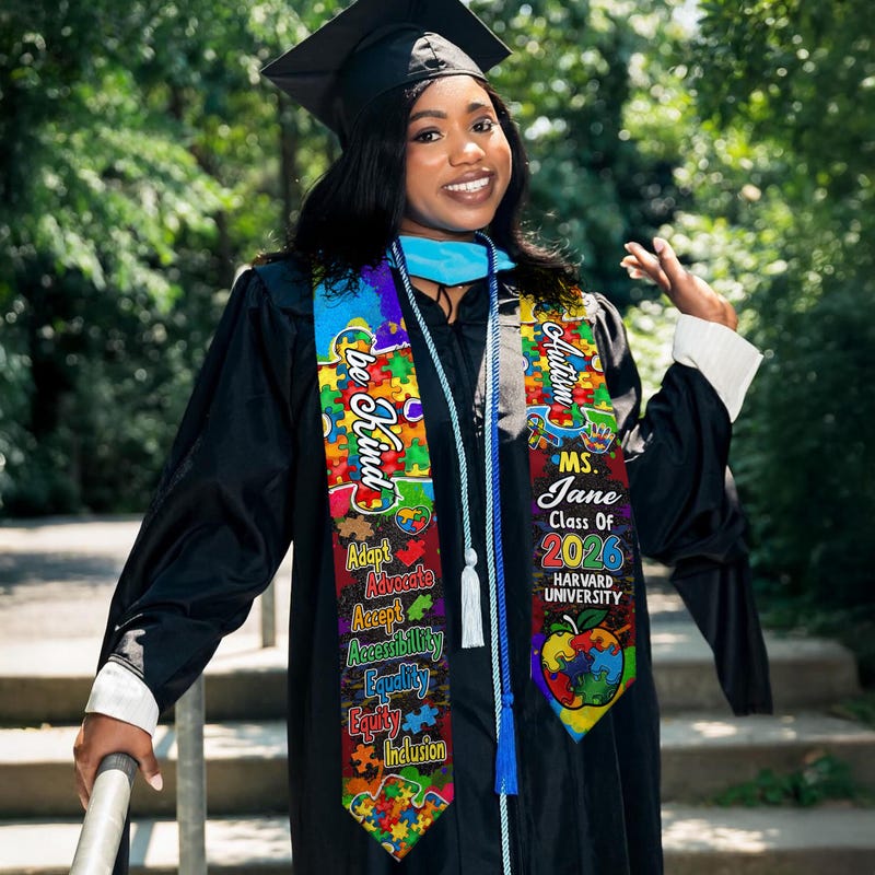 Graduation Stole 2026 Msw - Etsy