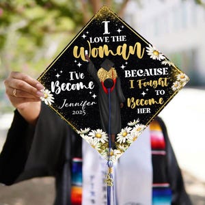 Personalized God Message Graduation Cap Topper, Custom Bible Verse Grad ...