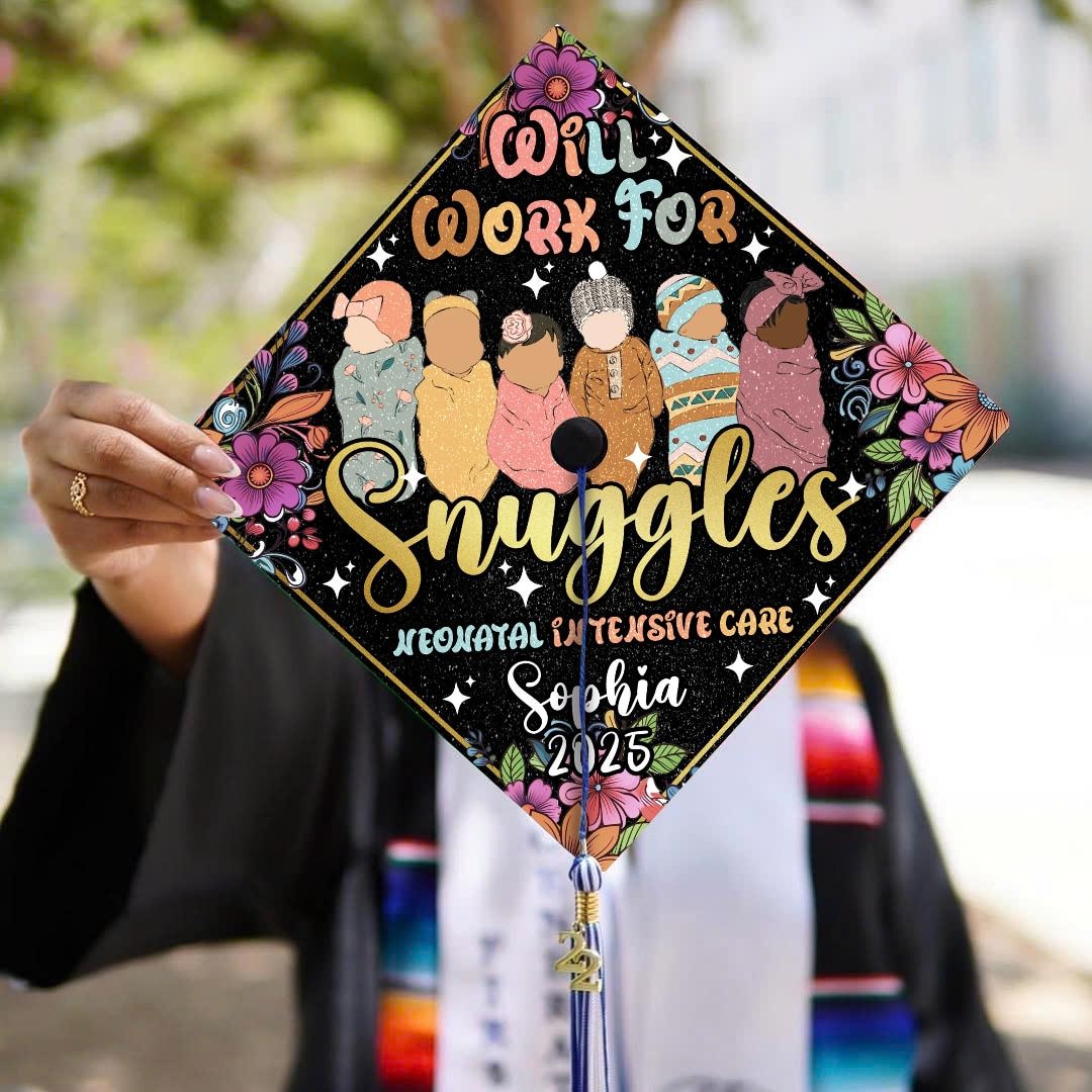 Personalized Neonatal Intensive Care Nurse Graduation Cap Topper, Will ...
